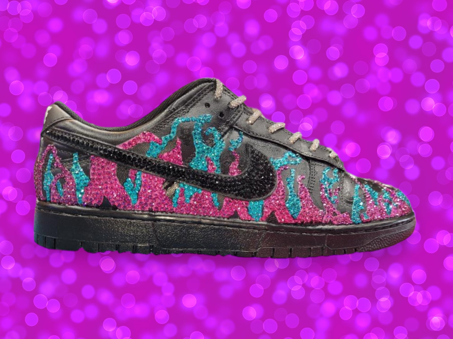 Blingy Jawns : Custom Sneakers – Jawns on Fire