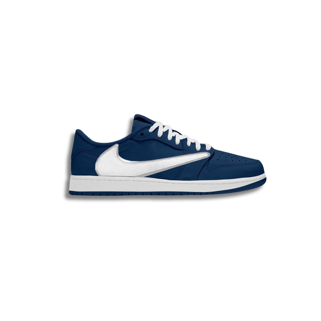 Tagz Pre Order - Custom Travis Scott Penn State Sneaker 1.0 - Navy Low ...
