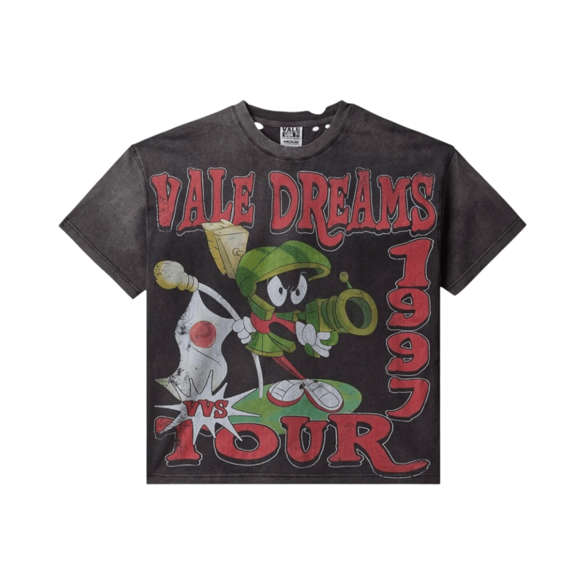 Vale Vale Marvin’s Dream Tour Tee Black T-Shirt – Jawns on Fire